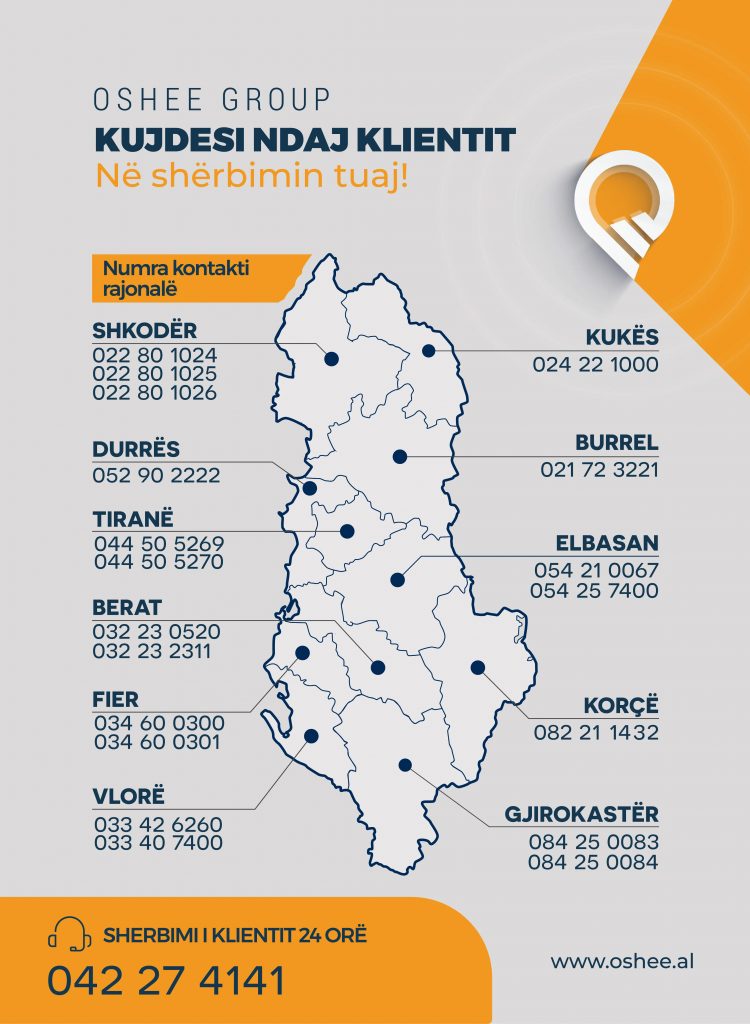 Kontakt - OSHEE - Operatori i shperndarjes